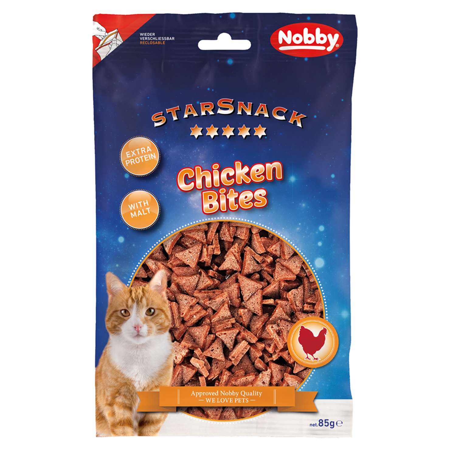 StarSnack Chicken Bites med malt 85 gram AgroLand